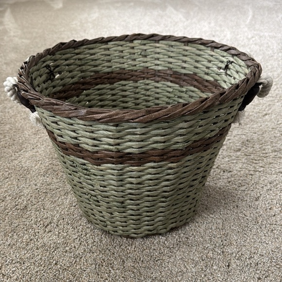 Accents | Round Wicker Storage Basket | Poshmark